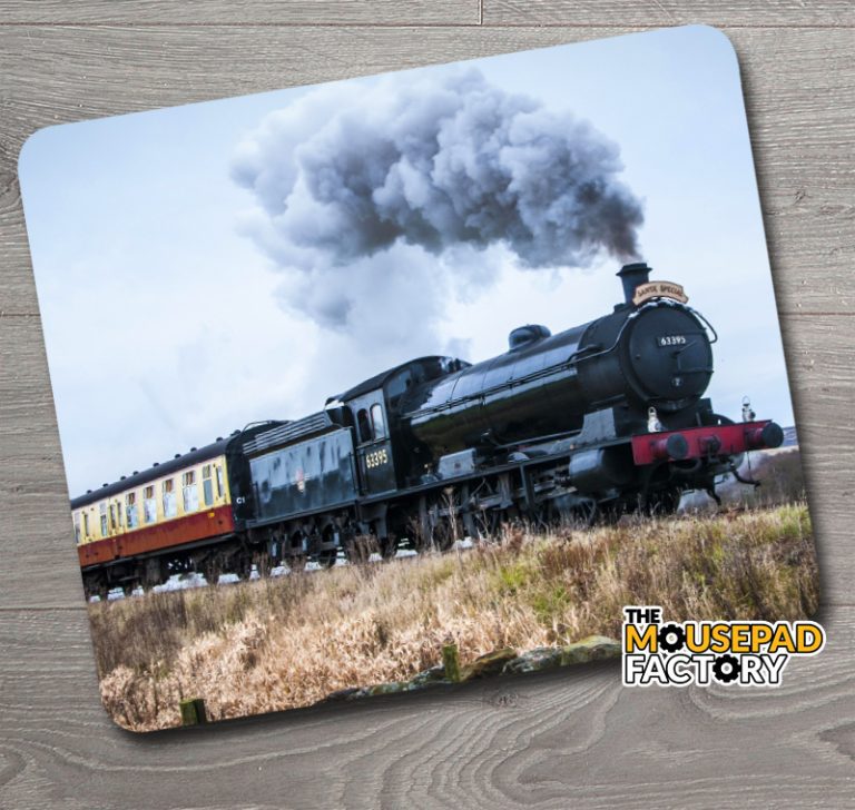 Steam Locomotive Train Mouse Pad - The Mousepad Factory