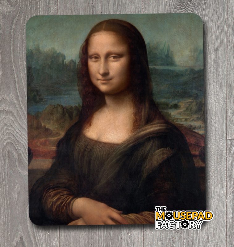 Mona Lisa by da Vinci Mouse Pad - The Mousepad Factory